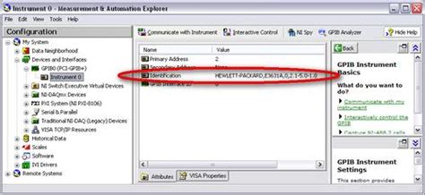 unable to communicate with gpib instrument ni