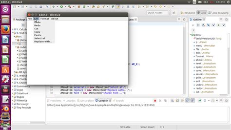 menu bar access dopinfinity