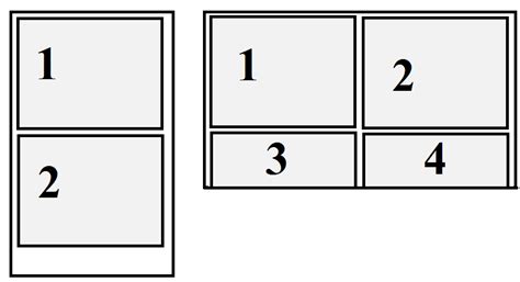 html display different table grid layout for different device sizes