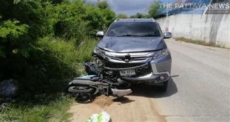 シラチャ 39歳外人運転の車がバイクを轢く死亡事故！警察が捜査へ