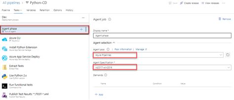 deploying a cd pipeline for a django based python app azure devops