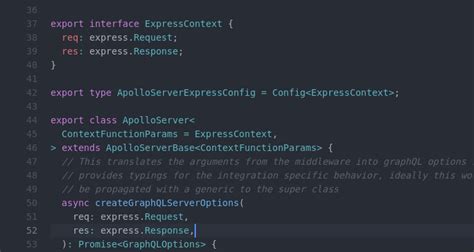 apollo graphql server v3 typescript error missing the following