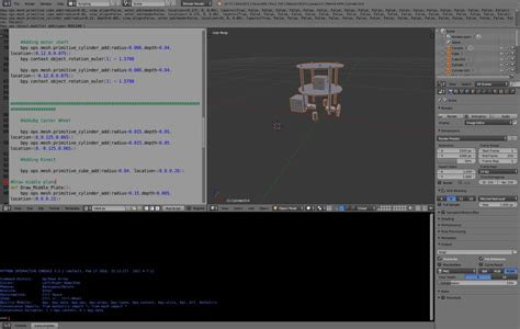 modeling python script to generate robot model produces wrong result