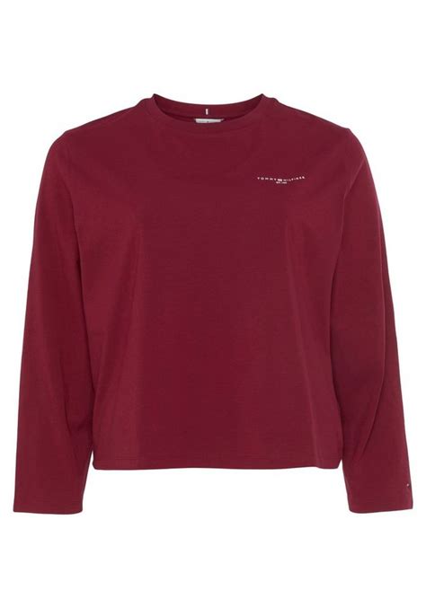 Tommy Hilfiger Curve Langarmshirt Crv 1985 Reg Mini Corp C Nk Ls Plus