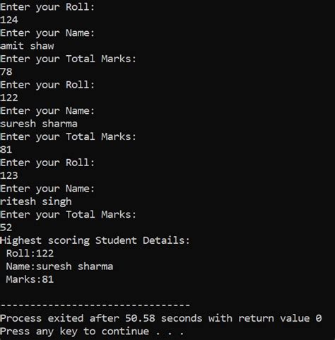 passing array of objects as parameter in c geeksforgeeks