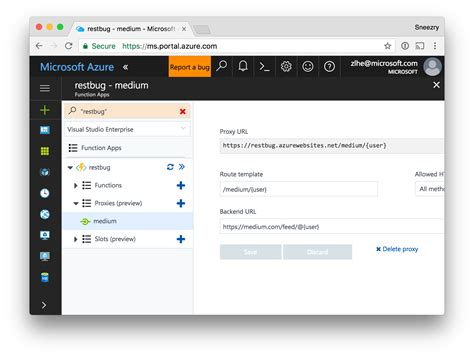 use azure functions proxies to solve cors issues sneezry medium