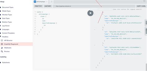 heartcore graphql playground ui bugs · issue 55 · umbraco umbraco