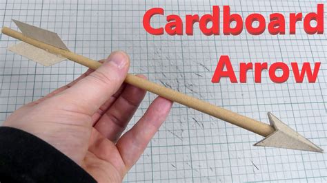 How To Make Cardboard Arrow Youtube