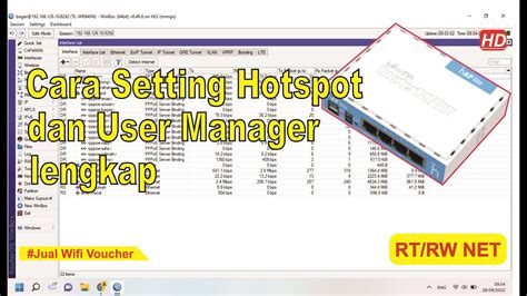 Configure Mikrotik Hotspot With Userman Youtube