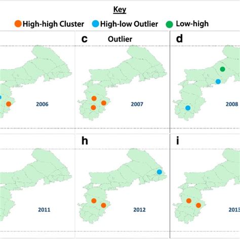 Cluster Analysis Using Anselin Local Morans I The Results Of Spatial