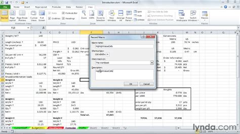 how to create macros in excel tutorial youtube
