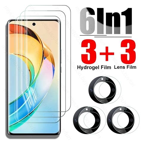 6 In 1 ฟิล์มไฮโดรเจลนิ่ม กันรอยหน้าจอ 999d สําหรับ Honor X9b 5g