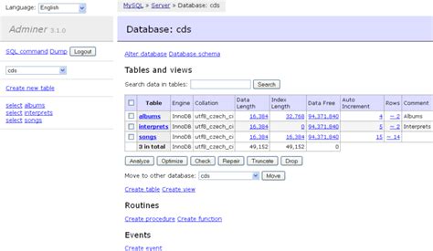 adminer vs phpmyadmin know the key differences