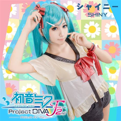 Vocaloid Hatsune Shiny Miku Summer Cosplay Costume By Ascosing Anime