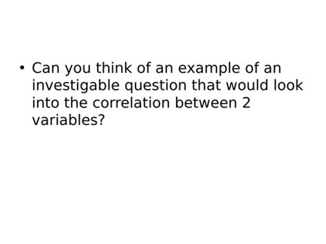 Edexcel A Level Biology B Statistics Lesson 3 Spearmans Rank