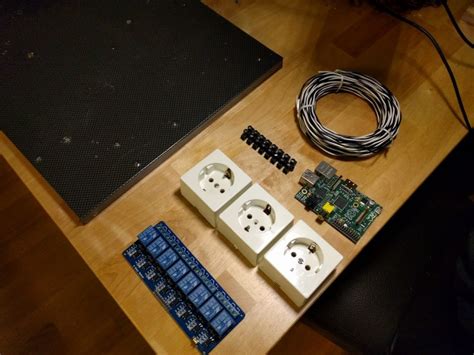 raspberry pi controlled power sockets
