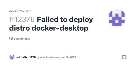 failed to deploy distro docker desktop · issue 12376 · docker for win