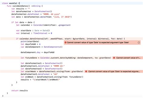 swift cannot convert value of type ‘date to expected argument type