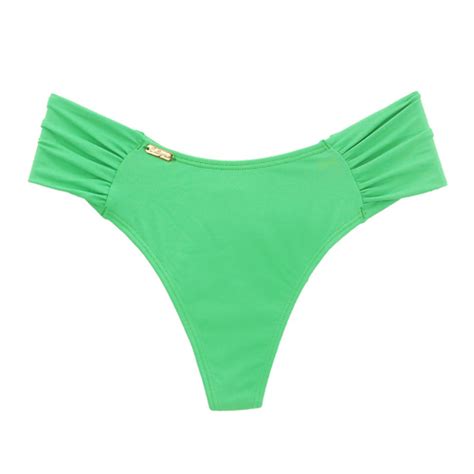 Calcinha De Biquíni Fio Duplo Cintura Alta Plus Size Borboleta No Shoptime