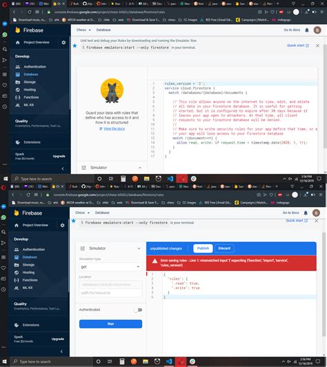 javascript firebase permission denied from react app stack overflow