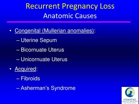Ppt Evaluation Of Recurrent Pregnancy Loss An Evidence Based Approach