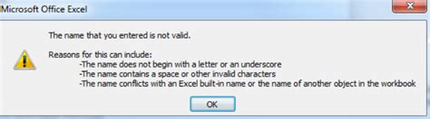 hướng dẫn cách khắc phục lỗi excel the name already exists