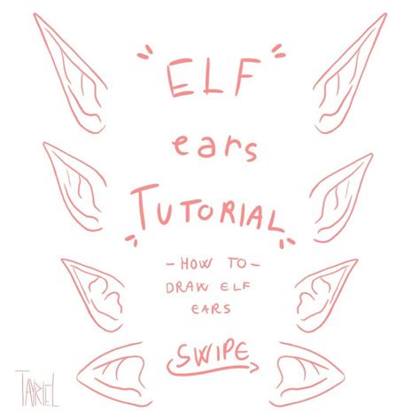 Elf Ear Template Coloring Page Christmas Elf Ears Elf Ears Images And