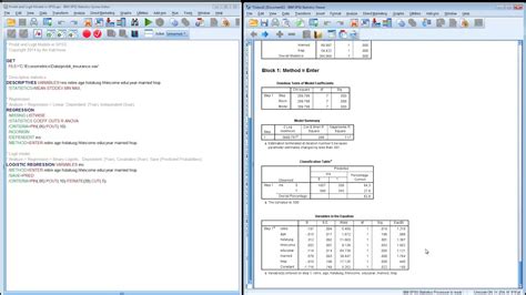 Probit And Logit Models In Spss Youtube