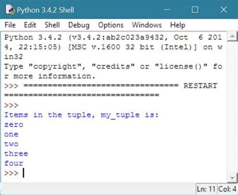 python tuples