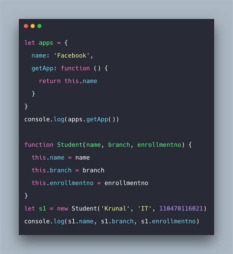 javascript object example object in javascript