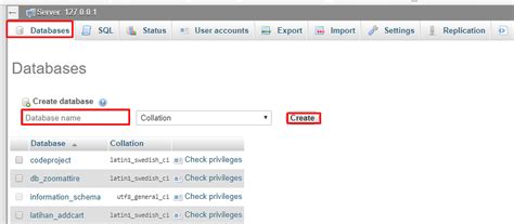 cara membuat database mysql dengan phpmyadmin tutorialpedia
