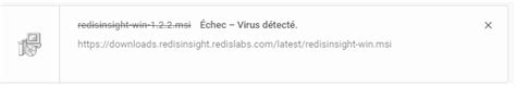 redis redisinsight contains malware stack overflow