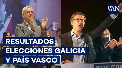 Galicia Y País Vasco Reacciones Y Resultados De Las Elecciones En