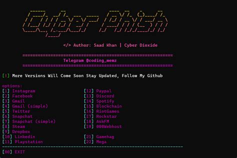 Github Cyber Dioxide Cyberphish A Heavily Armed Customizable