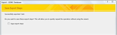 mysql mysql connector odbc developer guide 6 4 1 exporting access
