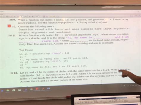 solved m 9 write a function that inputs a name id and