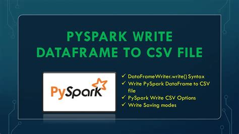 pyspark write to csv file spark by {examples}
