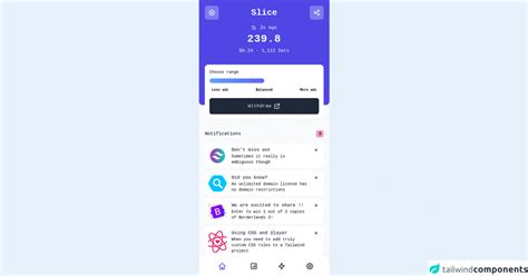 tailwind css slice extension clone