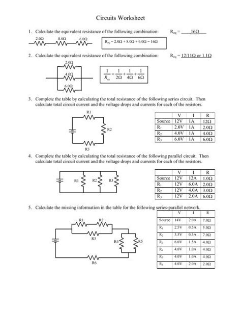 How To Calculate Voltage In Series Parallel Circuit Wiring Scan
