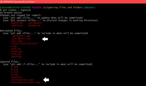 Ignoring Files And Folders In Git Geeksforgeeks