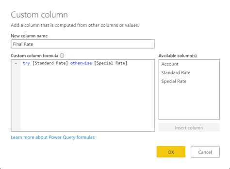 control de errores power query microsoft learn