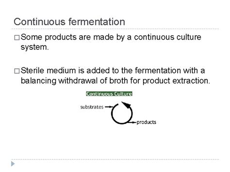Mode Of Fermentation Batch Fed Batch And Continuous