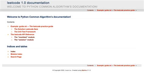 how to document python code by using sphinx · louis