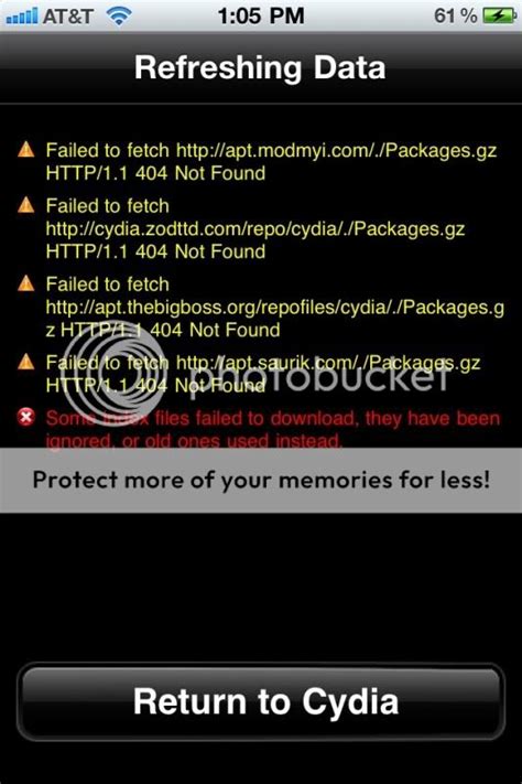 how do you fix this cydia error macrumors forums