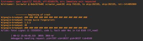 native crash fatal signal 11 sigsegv code 1 fault addr 0xc in tid