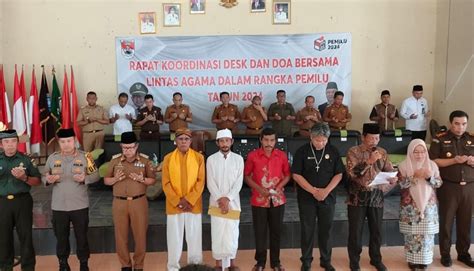 Harapkan Pemilu 2024 Damai Pemkab Mesuji Gelar Doa Bersama Lintas