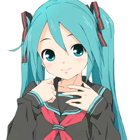 Safebooru 1girl Animated Animated  Aqua Eyes Aqua Hair Black