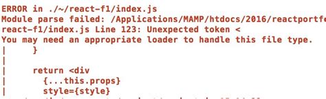 why do i have this problem you may need an appropriate loader to