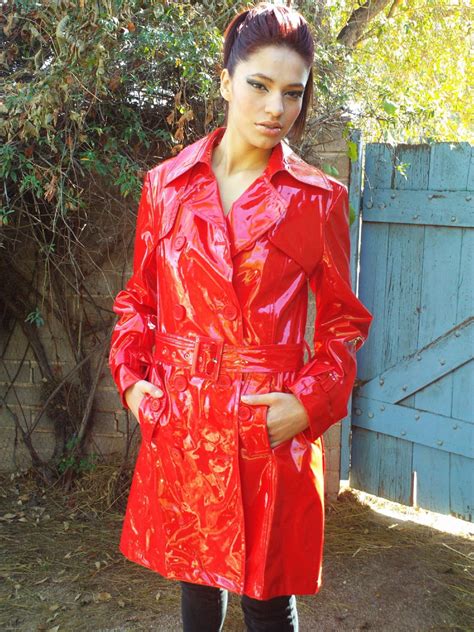 Red Pvc Raincoat Red Raincoat Raincoats For Women Best Rain Jacket