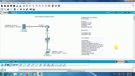 how to backup and restore cisco router configure youtube